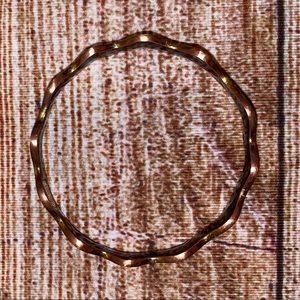 kate spade | Jewelry | Kate Spade Gold Ric Rac Enamel Ribbon Bangle ...